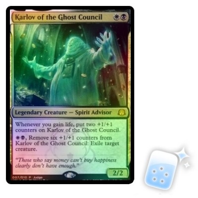 FOIL KARLOV OF THE GHOST COUNCIL (JUDGE) Promo Magic MTG MINT CARD | eBay
