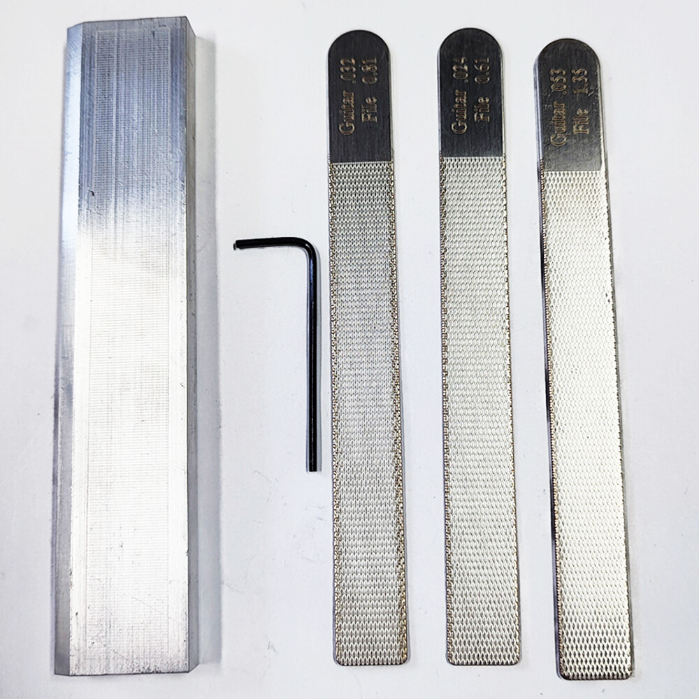 3/4PCS Guitar Nut Files Fret Crowning Slot Filing Luthier Repair-Tool ...