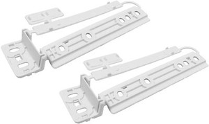 2 x Door Mounting Bracket Fixing Slide Kit for Zanussi Integrated ...