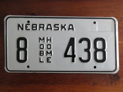 Plaque d'immatriculation NEBRASKA US USA license plate | eBay