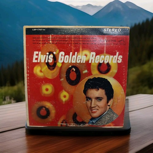 Elvis' LP Golden Records - RCA ‎LPM-1707 Black Label 1958 Stereo ...