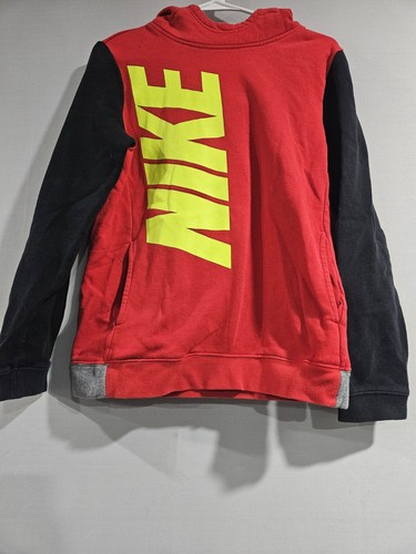 Nike Boys XL Red pullover Hoodie - neon Logo | eBay