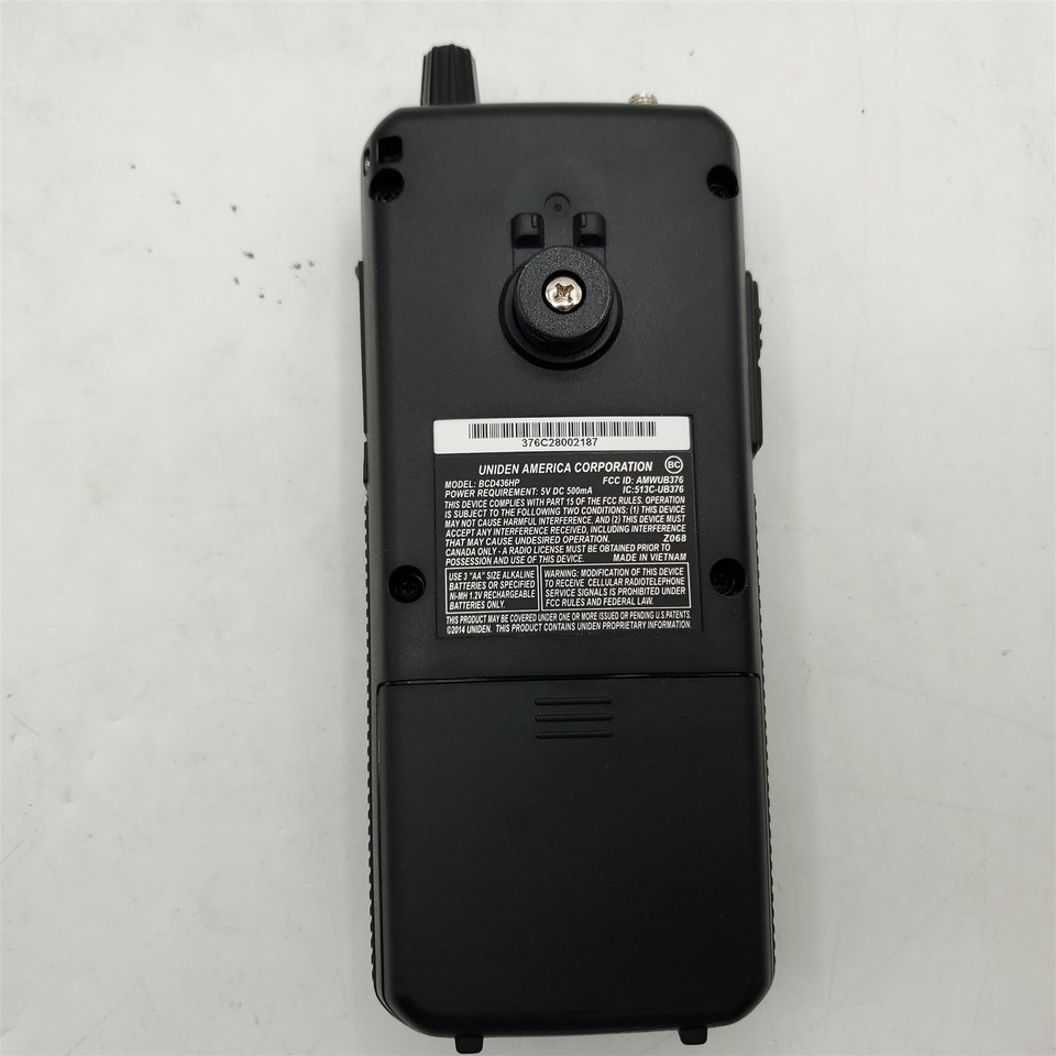 Uniden BCD436HP HomePatrol Series Digital Handheld Scanner *READ ...