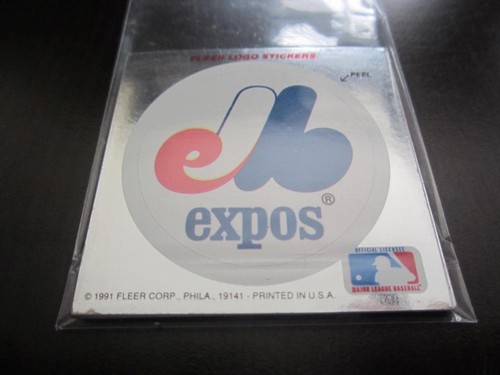 1991 FLEER ULTRA MLB BASEBALL TEAM LOGO MONTREAL EXPOS FOIL STICKER SEE ...
