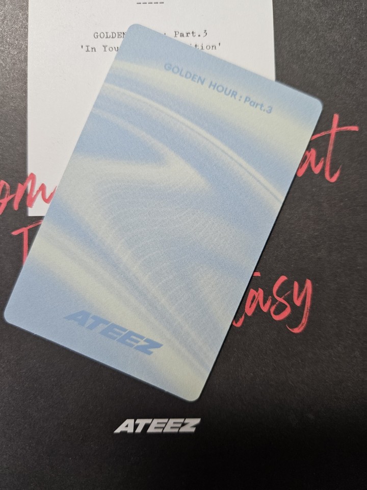 ATEEZ Yeosang Golden Hour Pt 3 Photocard | eBay