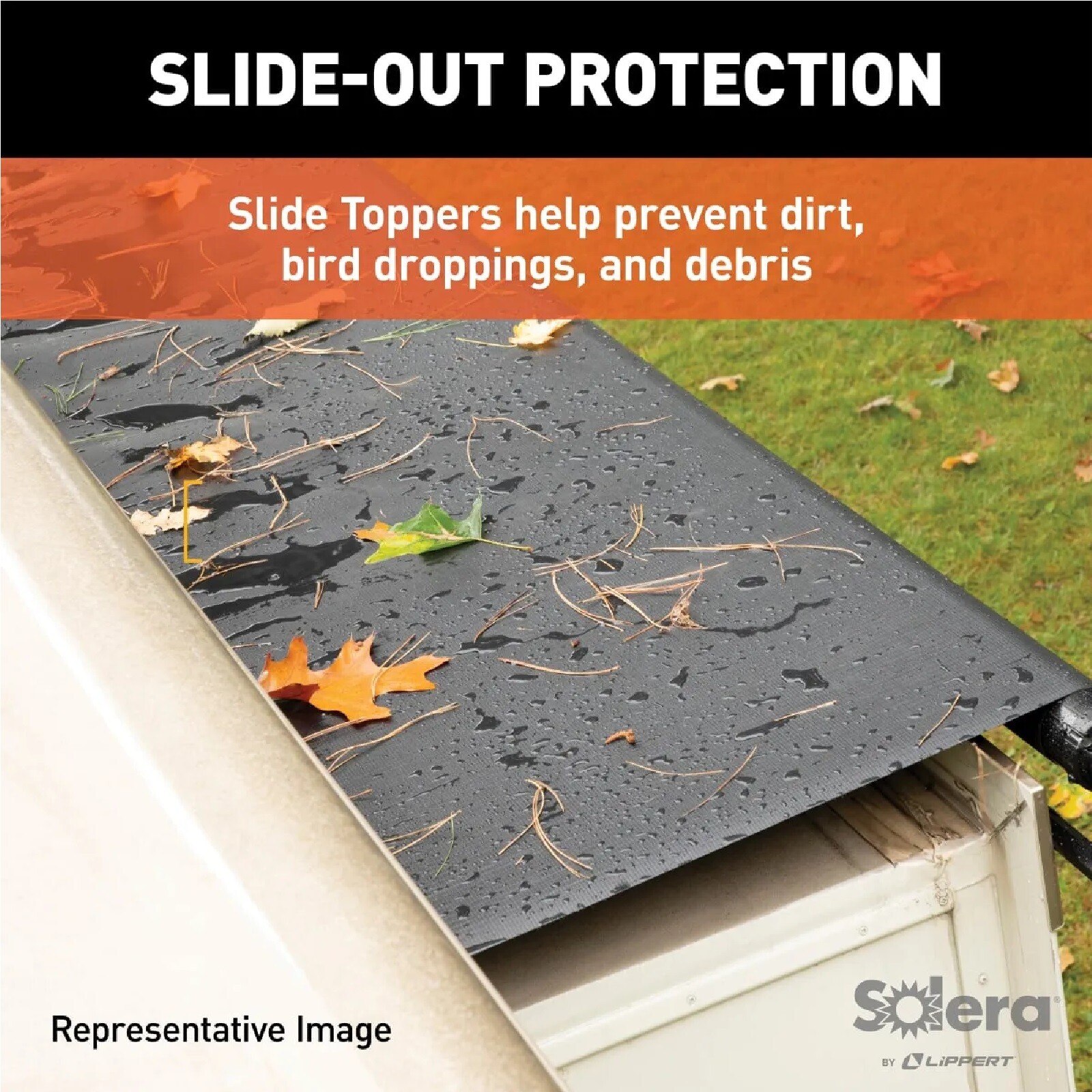 LIPPERT Solera 5000 Series 6'6" Slide Topper Awning for RV | eBay