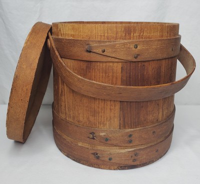 Primitives - Wooden Firkin Sugar Bucket