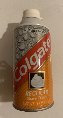 Vintage 1990s Colgate Shaving Cream Regular Can NOS Full Unopened | eBay