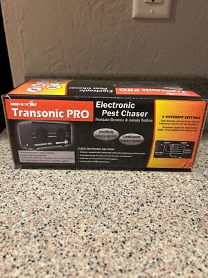 BIRD-X Transonic PRO Electronic Insect Bug Ants Rat Mouse Bat Repeller ...