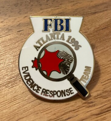 Atlanta 1996 FBI Evidence Response Team Olympic Security Pin | eBay