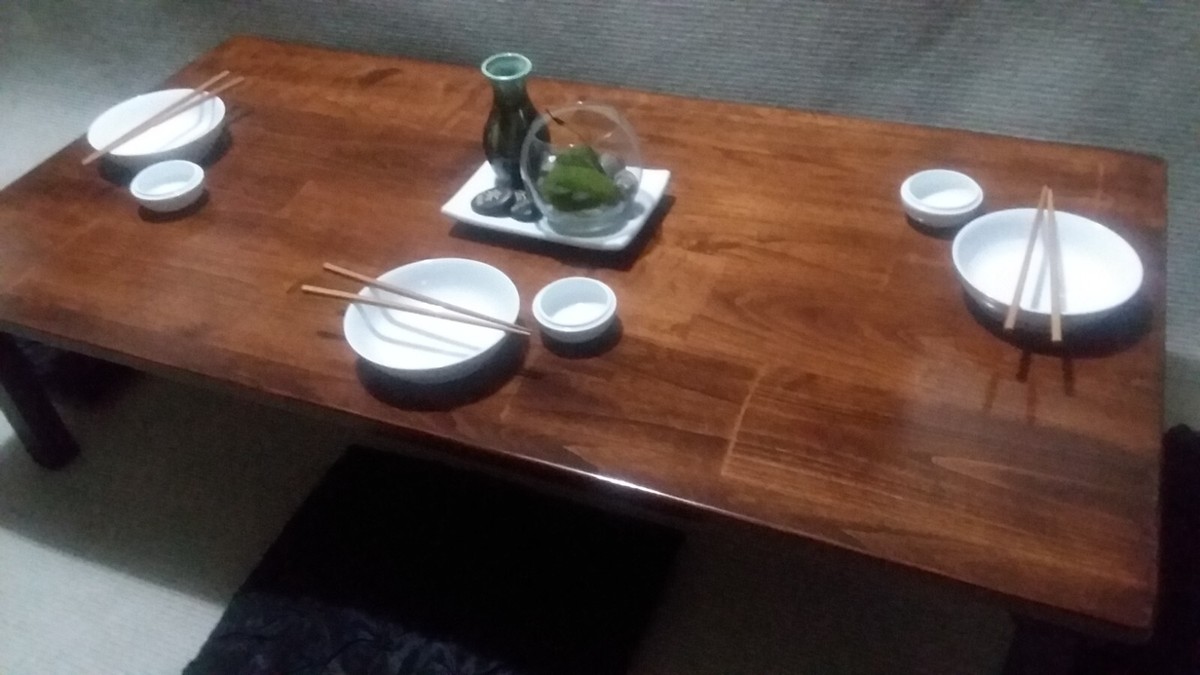 Wooden Japanese Style Dining Table