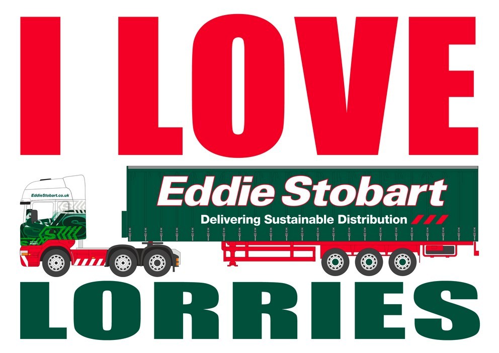 Love - I Love Eddie Stobart Inspiration Motivation Poster Lorry Car ...