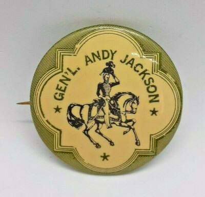 1967 Art Fair Button Pinback General Andrew - Gen'l Andy Jackson | eBay