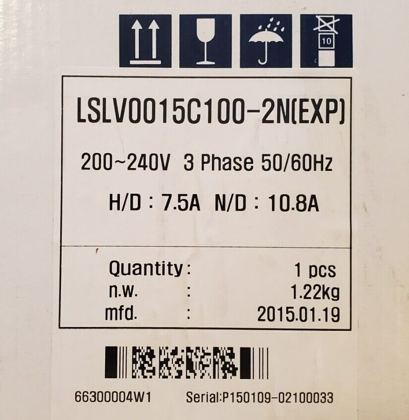 LSIS LSLV0015C100-2N VFD Power Inverter 7.5HP 240V 2.2KW 2.2KW | eBay