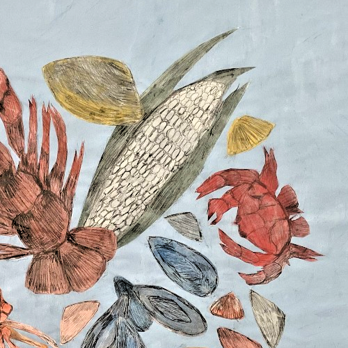 Cape Cod Still Life Painting, Chatam, MA Ocean, Nautical, Folk Art ...