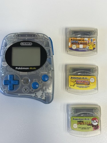 Nintendo Pokémon Mini Console - Blue Model with 3 Games | eBay Australia