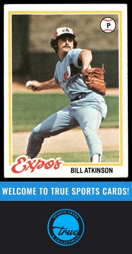 1978 Topps #43 Bill Atkinson | eBay