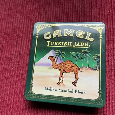 Camel Turkish Jade Cigarette Tin Mellow Menthol Blend Tobacciana ...