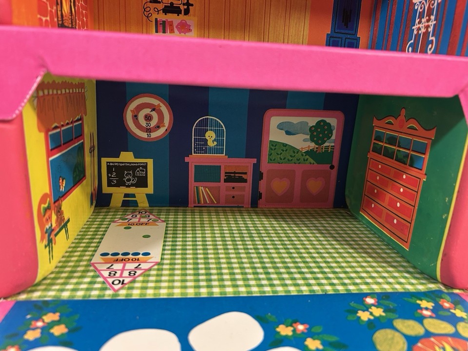 1968 Mattel Liddle Kiddles 3-Story House Playset w/ Furniture (SEE ...