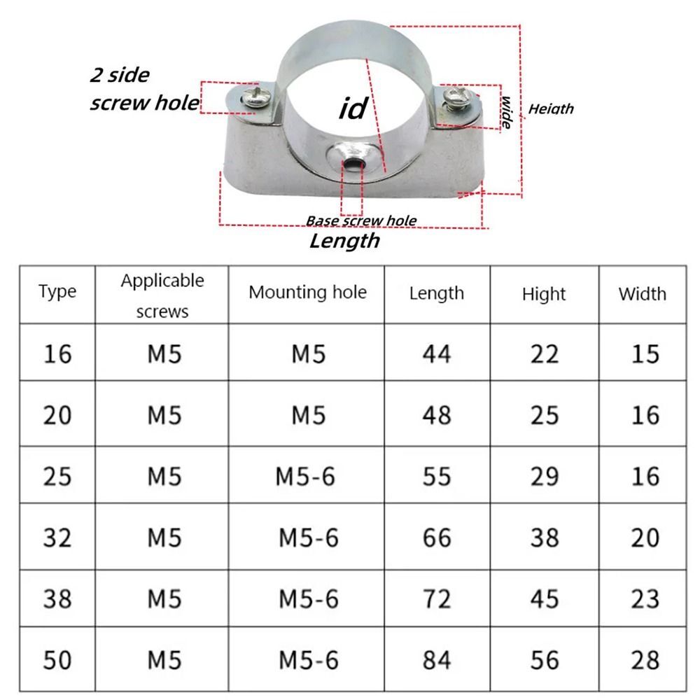1Pcs 16mm-50mm Off-Wall Code Aluminum Alloy / 304 Stainless Steel Pipe ...