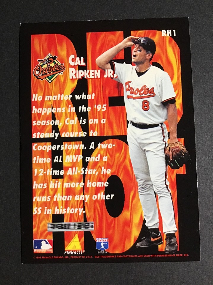 1995 Pinnacle RED HOT #RH1 Cal Ripken Jr - NM-MINT- 6028 | eBay
