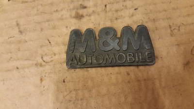M&M AUTOMOBILE BADGE EMBLEM LOGO | eBay UK