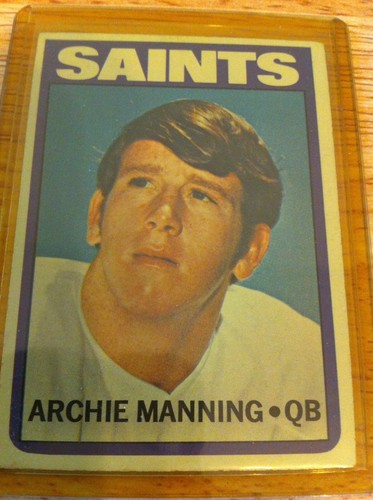 1971 Topps Archie Manning, Rookie Card, New Orleans Saints, | eBay