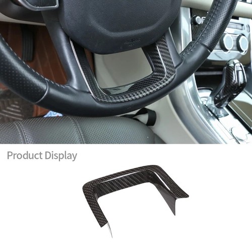 Carbon Fiber Car Steering Wheel Trims For Range Rover Sport 14-17 Velar ...