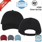 47 Brand Men Clean Up Cap Hat 4700 Unstructured Low-Profile Six-Panel ...