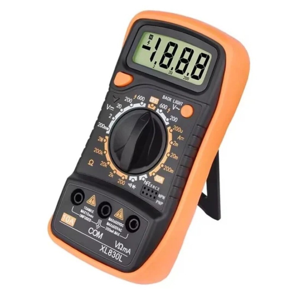 Professional Digital Multimeter Voltmeter Ohmmeter Ammeter Multi Tester ...