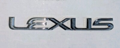 Vintage 1998-2005 Silver LEXUS Trunk Logo OEM Emblem Nameplate Rear ...