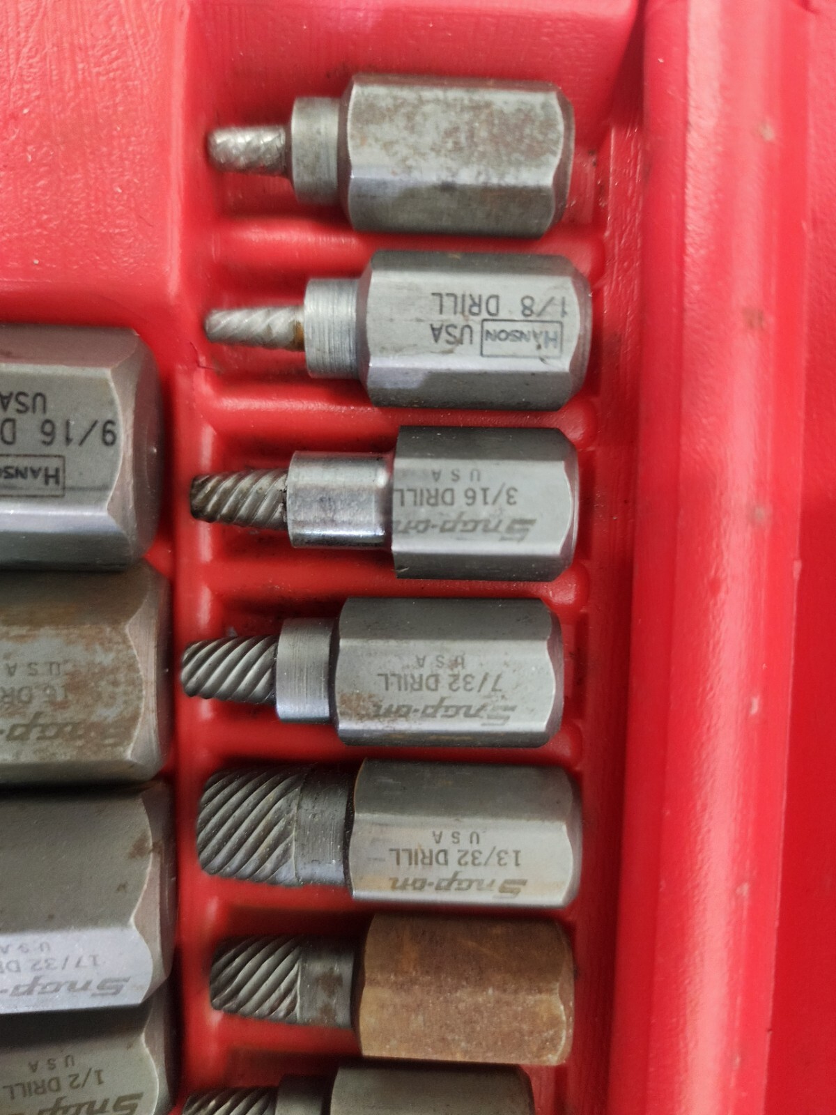 Snap-on REX15A 15pc Screw Extractor Set for sale online | eBay