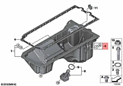 Genuine BMW E60N E61N E63N E65 Differential Drain Plug O-Ring OEM ...