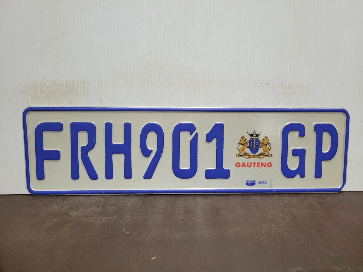 Gauteng Number Plate Logo