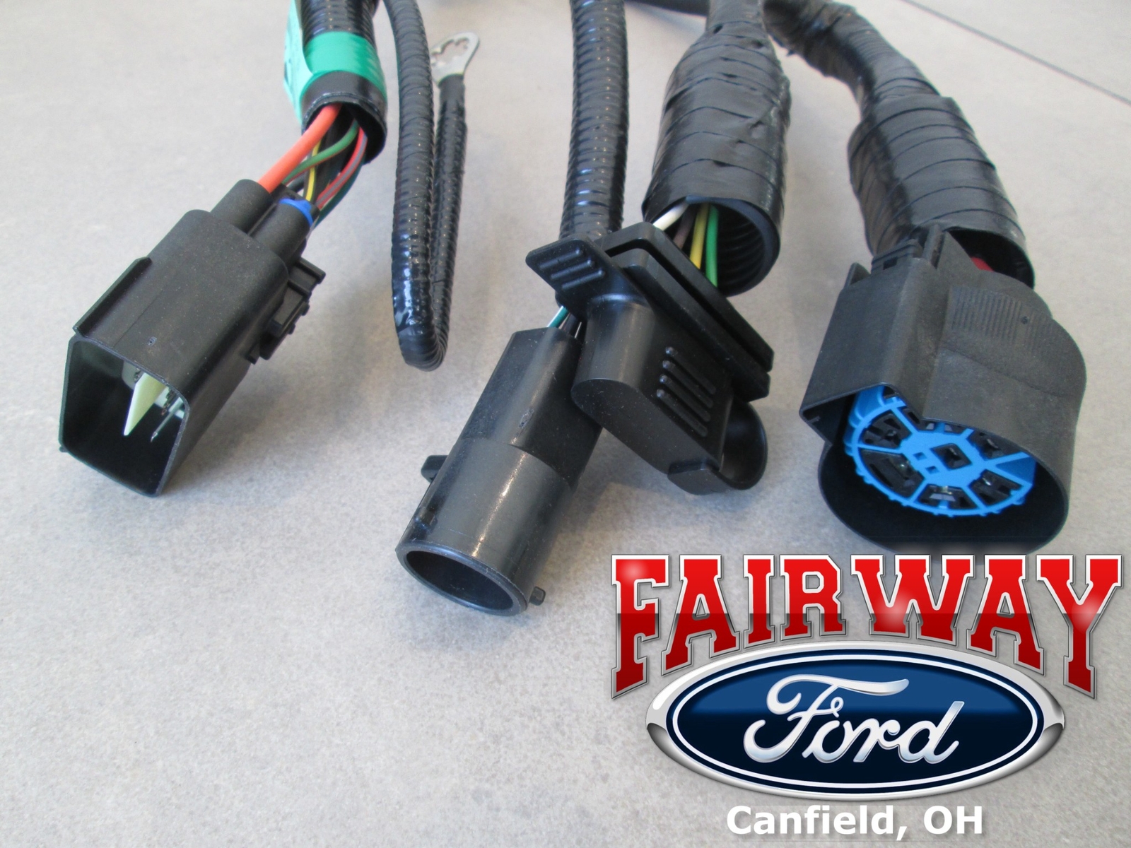 05 thru 08 F-150 OEM Ford Trailer Tow Hitch Wiring Connector Plug ...