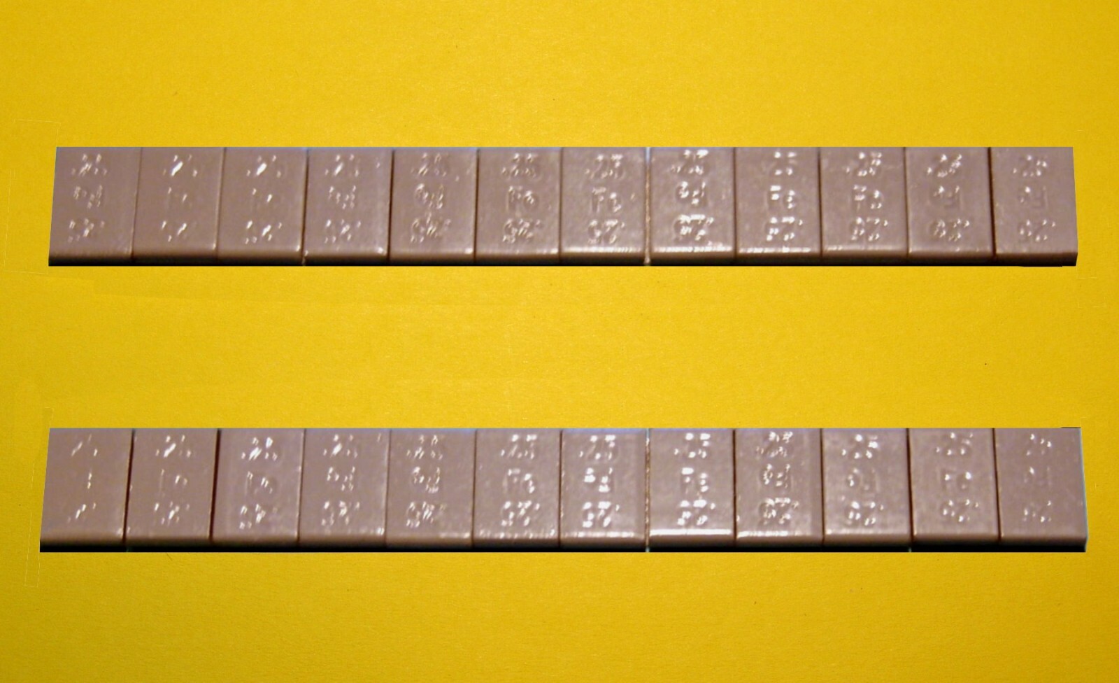 ADHESIVE BACK WEIGHTS FOR BALANCING CARS & LOCOS HO Scale G Scale (NEW ...