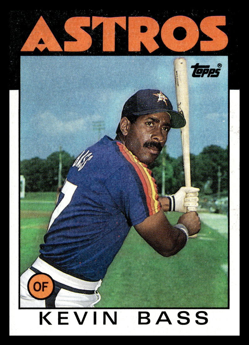 1986 Topps #458 Kevin Bass Houston Astros Baseball Card | eBay