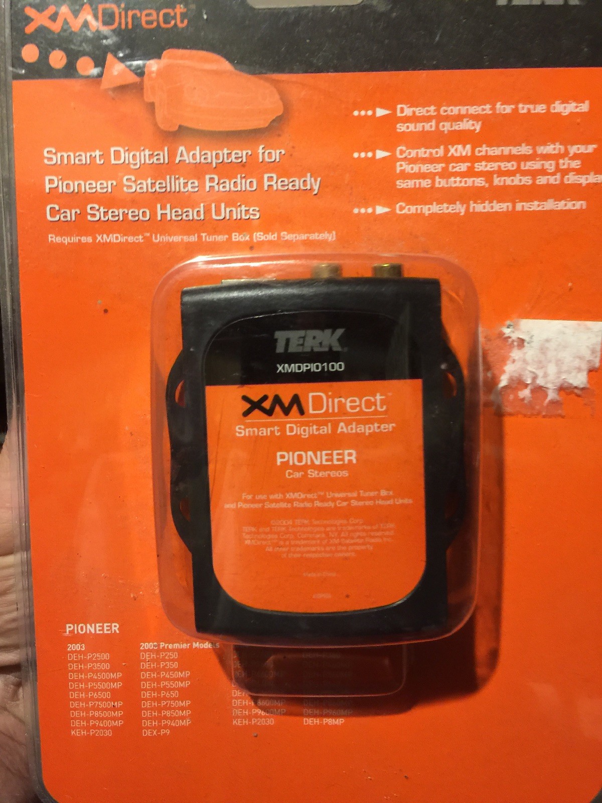 TERK XM Direct XMDPIO100 Smart Digital Adapter For Pioneer Car Stereo ...
