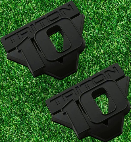 2pcs 05-10 Triton V10 Emblem Badge Super Duty Fender Tailgate Nameplate ...