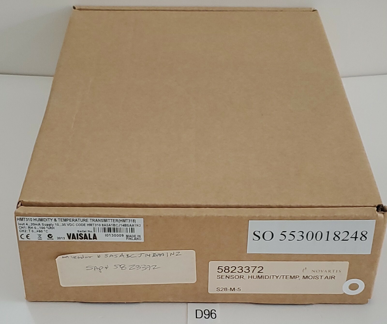 *NEW* Vaisala HMT310 Humidity & Temperature Transmitter w/ Probe HMT318 ...