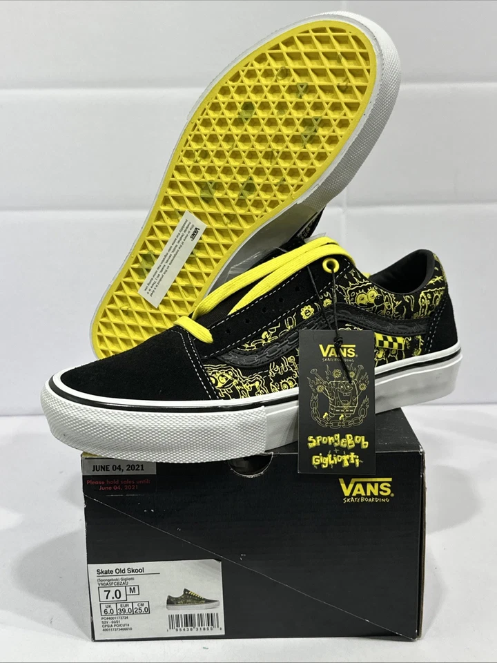 Vans Mike Gigliotti x SpongeBob SquarePants x Skate Old Skool Black ...