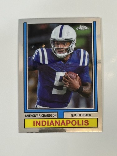 2024 Topps Chrome Football Anthony Richardson 1974 Variation | eBay