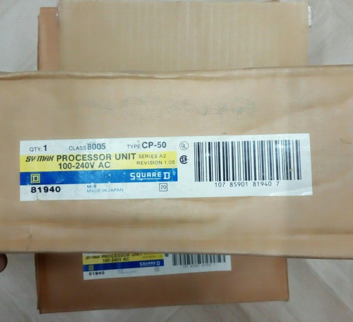 SQUARE D 8005-CP-50-A2 100-240 V CA Modèle 50 CPU Sy/Max --SA | eBay