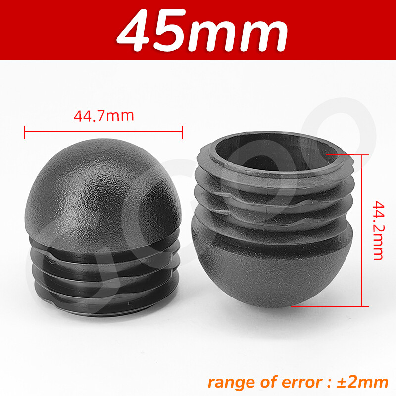 Domed Round Plastic End Caps For Tubing Pipe Inserts Plugs Bungs ...