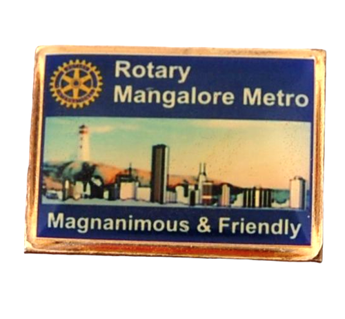 Rotary Mangalore Metro Magnamious & Friendly Rotary International Lapel ...