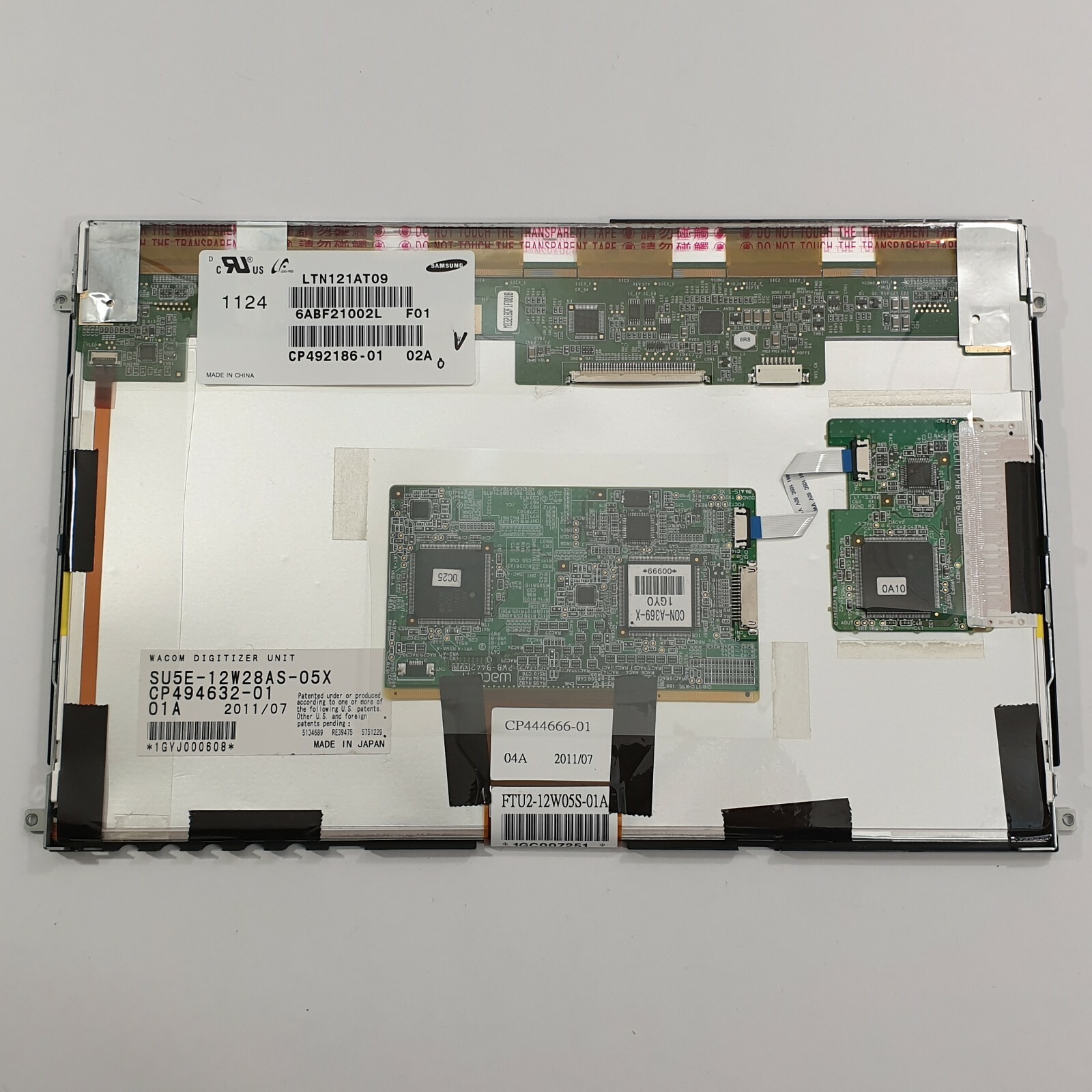 Fujitsu Lifebook T730 Display WXGA + Digitizer Unit 12,1" LTN121AT09 ...