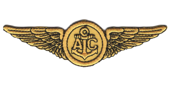4" NAVY AIRCREW PATCH WINGS EMBROIDERED PATCH | eBay