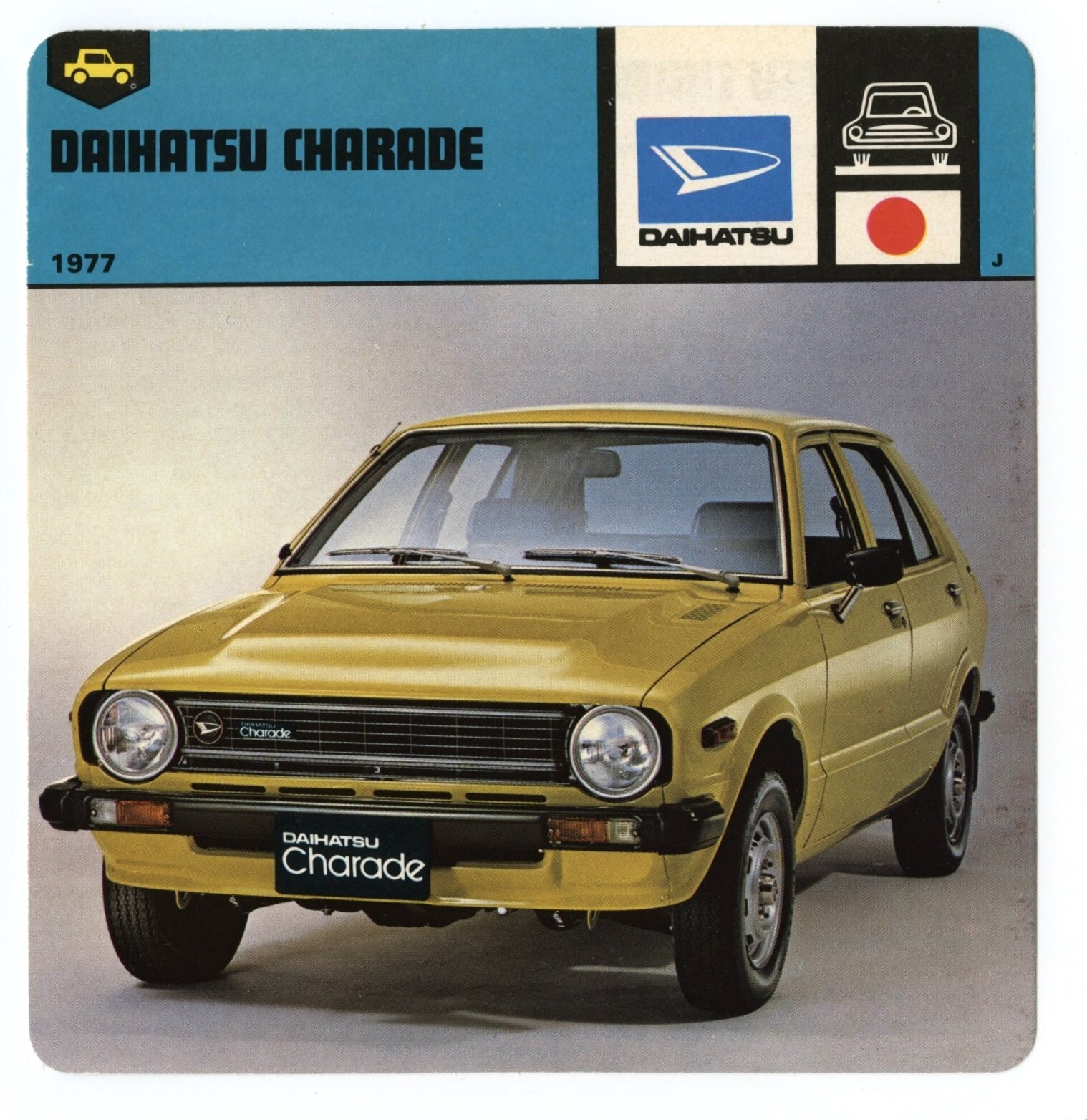 Daihatsu Charade - GT / Production Car Edito Service SA Auto Rally Card ...