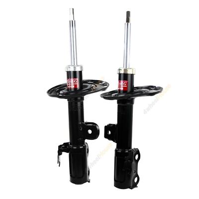 2 x KYB Strut Shock Absorbers Excel-G Gas Replacement Front 3350001 ...