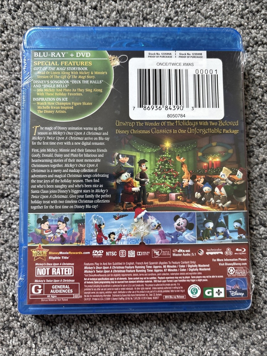 Mickeys Once Upon A Christmas Dvd Menu